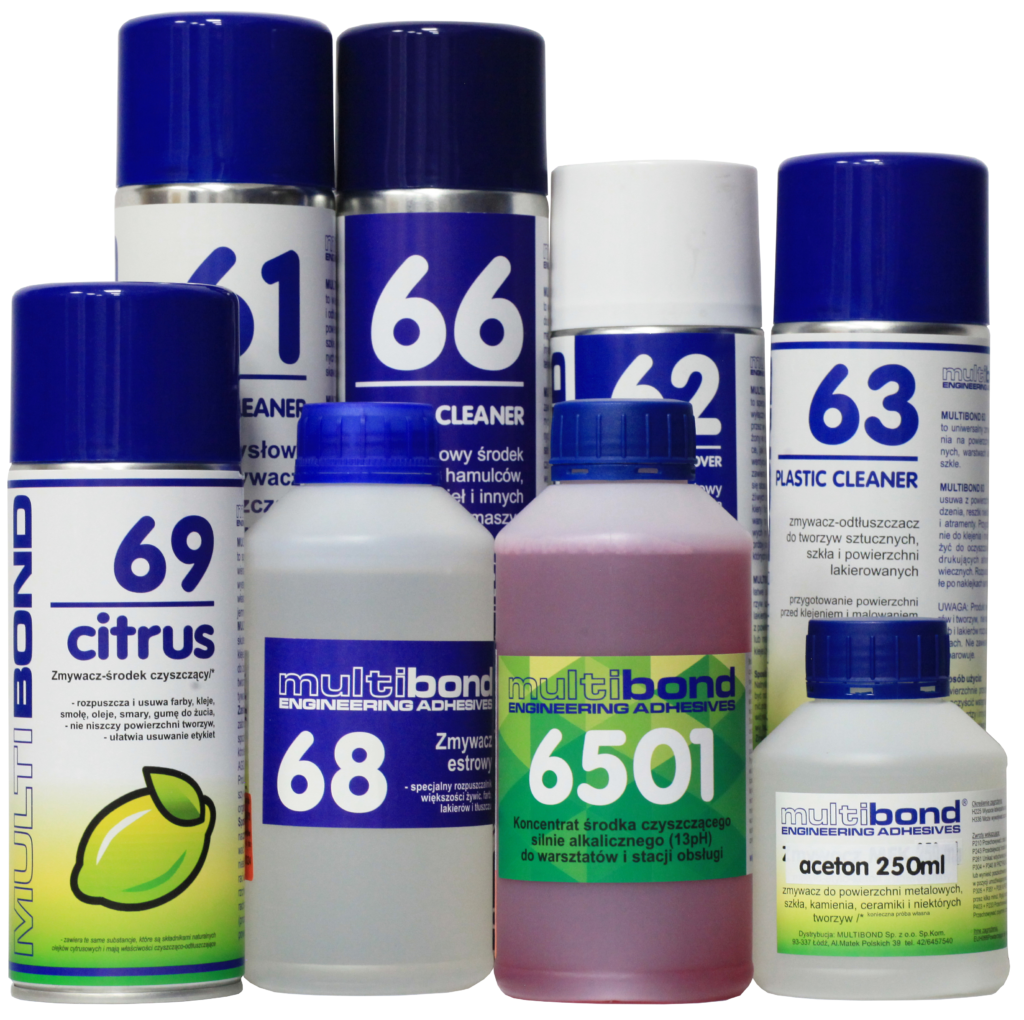 Seria 6000 – zmywacze i rozpuszczalniki MULTIBOND – Multibond